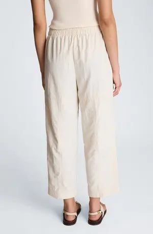 KENNETH COLE Barrel Leg Pull-on Nylon Pants