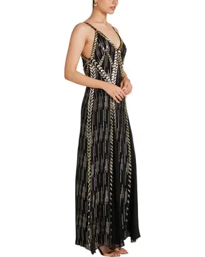 TEMPERLEY LONDON Viola Strappy Dress - Black