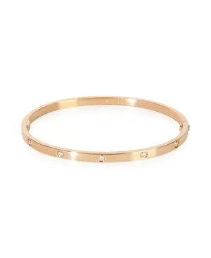 CARTIER Small Model Love 18k Rose Gold Bracelet - Pink