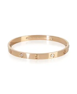 CARTIER Love 18k Rose Gold Bracelet - Pink