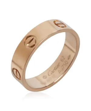 CARTIER Love 18k Rose Gold Ring
