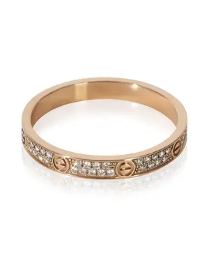 CARTIER Mini Model Love 18k Rose Gold Ring
