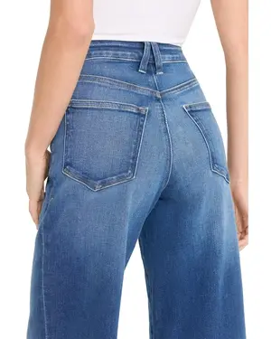 Good American Soft Tech Palazzo Jeans - Indigo