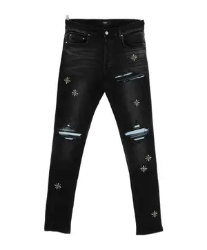 Amiri Distressed Jeans With Vintage Effect - Black