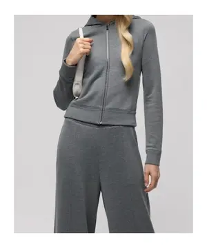 Gucci Cotton Silk Jersey Sweatshirt With Zip