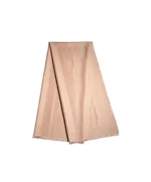 Gucci Double G Silk Wool Shawl - Beige