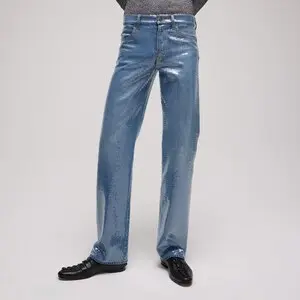 Gucci Sequined Denim Pants
