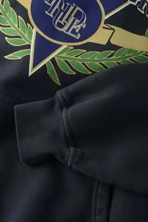 Rhude Logo Printed Long-sleeved Hoodie