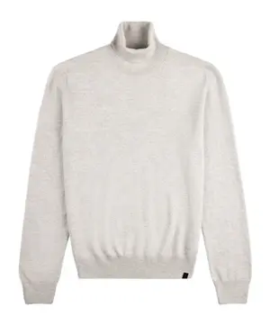 FAY Turtleneck In Merinos Wool - Light Brown