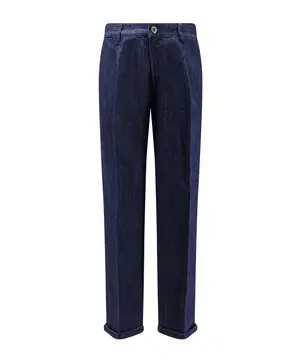 PT TORINO Logo Patch Regular Jeans - Blue
