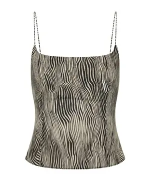 ST. AGNI Savannah Silk Cami - Sand-colored