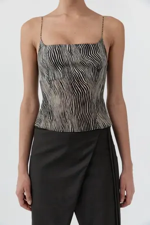 ST. AGNI Savannah Silk Cami