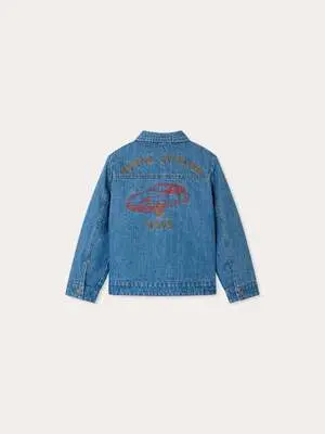 Bonpoint Marvin Reversible Organic Cotton Jacket With Embroidery