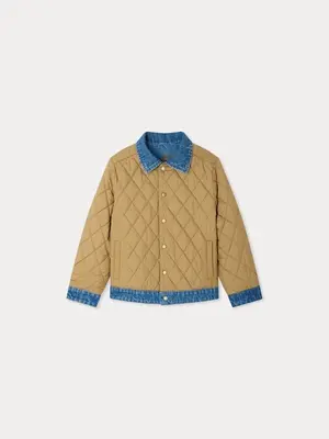 Bonpoint Marvin Reversible Organic Cotton Jacket With Embroidery