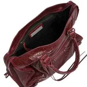 Balenciaga Le City Bag Medium - Berry Red