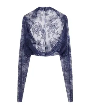 Alberta Ferretti Lace Shrug