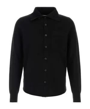 Dries Van Noten Single-breasted Shirt - Black