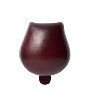 LEMAIRE X Carlos Peñafiel Castanet Leather Purse - Morello Cherry