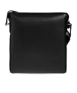 Bally Mythos Logo Lettering Striped Messenger Bag