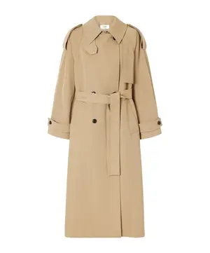 RÓHE Double-breasted Long-sleeved Trench Coat
