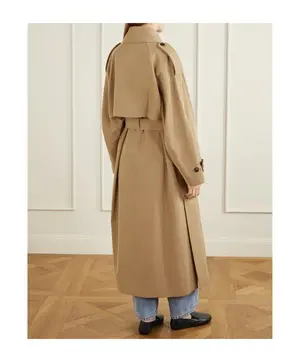 RÓHE Double-breasted Long-sleeved Trench Coat