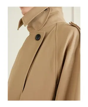 RÓHE Double-breasted Long-sleeved Trench Coat
