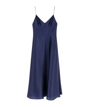 Alberta Ferretti Silk Dress - Blue