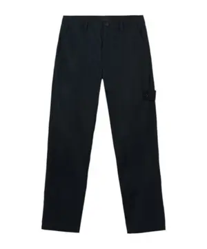 Stone Island Regular-fit Chino Trousers - Black