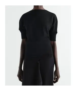 LEMAIRE Short Sleeve Jumper - Black