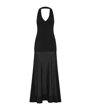 ST. AGNI Backless Dress - Black