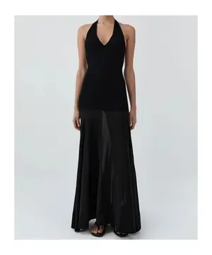 ST. AGNI Backless Dress