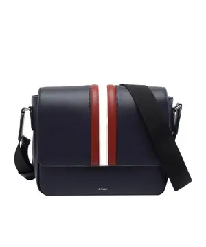 Bally Mythos Stripe Messenger Bag - Blue