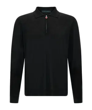 Kiton Zip-up Polo Shirt