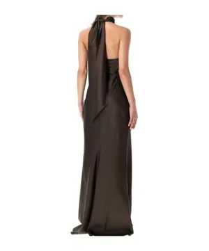 Ralph Lauren Sleeveless High-neck Formal Dress - Black