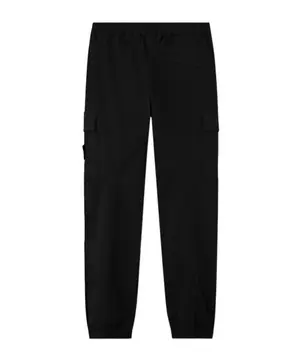 Stone Island Regular-tapered Fit Cargo Trousers With Drawstring Waistband