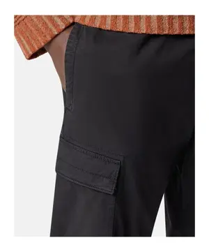 Stone Island Regular-tapered Fit Cargo Trousers With Drawstring Waistband