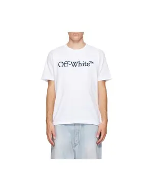 Off-White Logo Printed Crewneck T-shirt - White