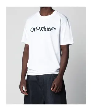 Off-White Logo Printed Crewneck T-shirt