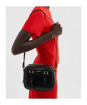 JIL SANDER Small-sized Leather Crossbody Bag With Embossed Logo
