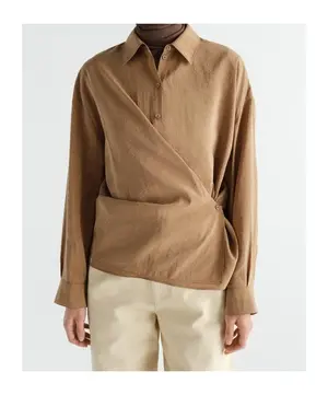 LEMAIRE Long-sleeved Draped Shirt
