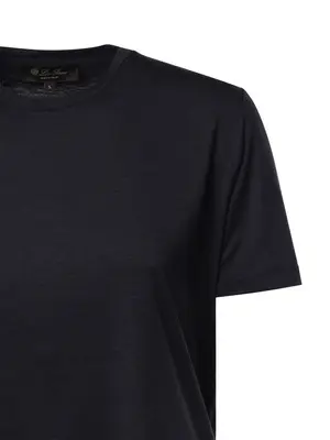Loro Piana Ribbed Crewneck T-shirt