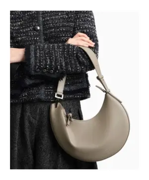 Emporio Armani 1981 Leather Hobo Bag