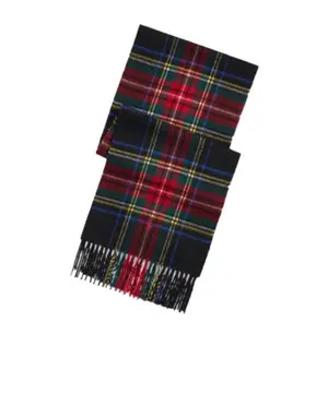 Polo Ralph Lauren Checked Fringed Scarf - No