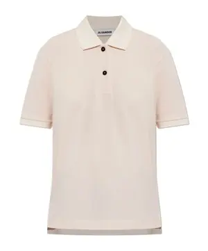 JIL SANDER Cotton Piquet Polo T-shirt