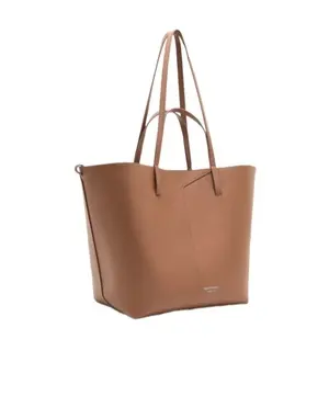 Emporio Armani 1981 Leather Shopper Bag - Brown