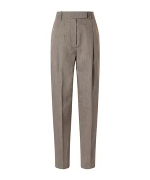 RÓHE Casual Pants With Belt Loops - Taupe
