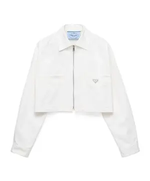 Prada Chino Blouson Jacket - White