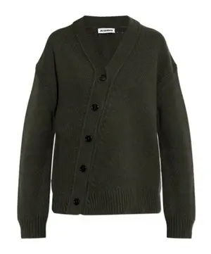 JIL SANDER V-neck Sweater - Black