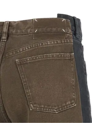 MAISON MARGIELA Straight-leg Jeans With Contrasting Panels