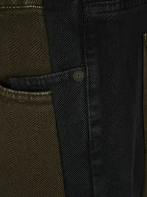 MAISON MARGIELA Straight-leg Jeans With Contrasting Panels